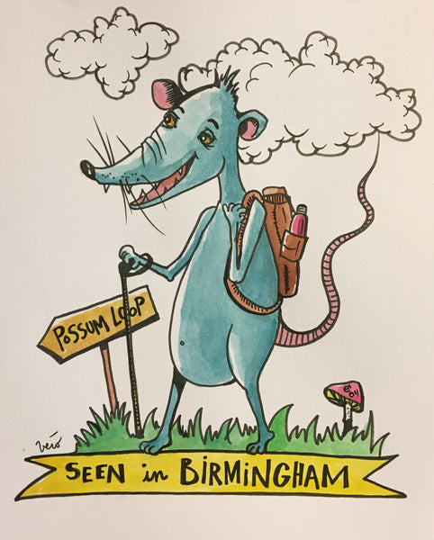 Ruffner Mountain - drawing – Vero the Traveling Artist